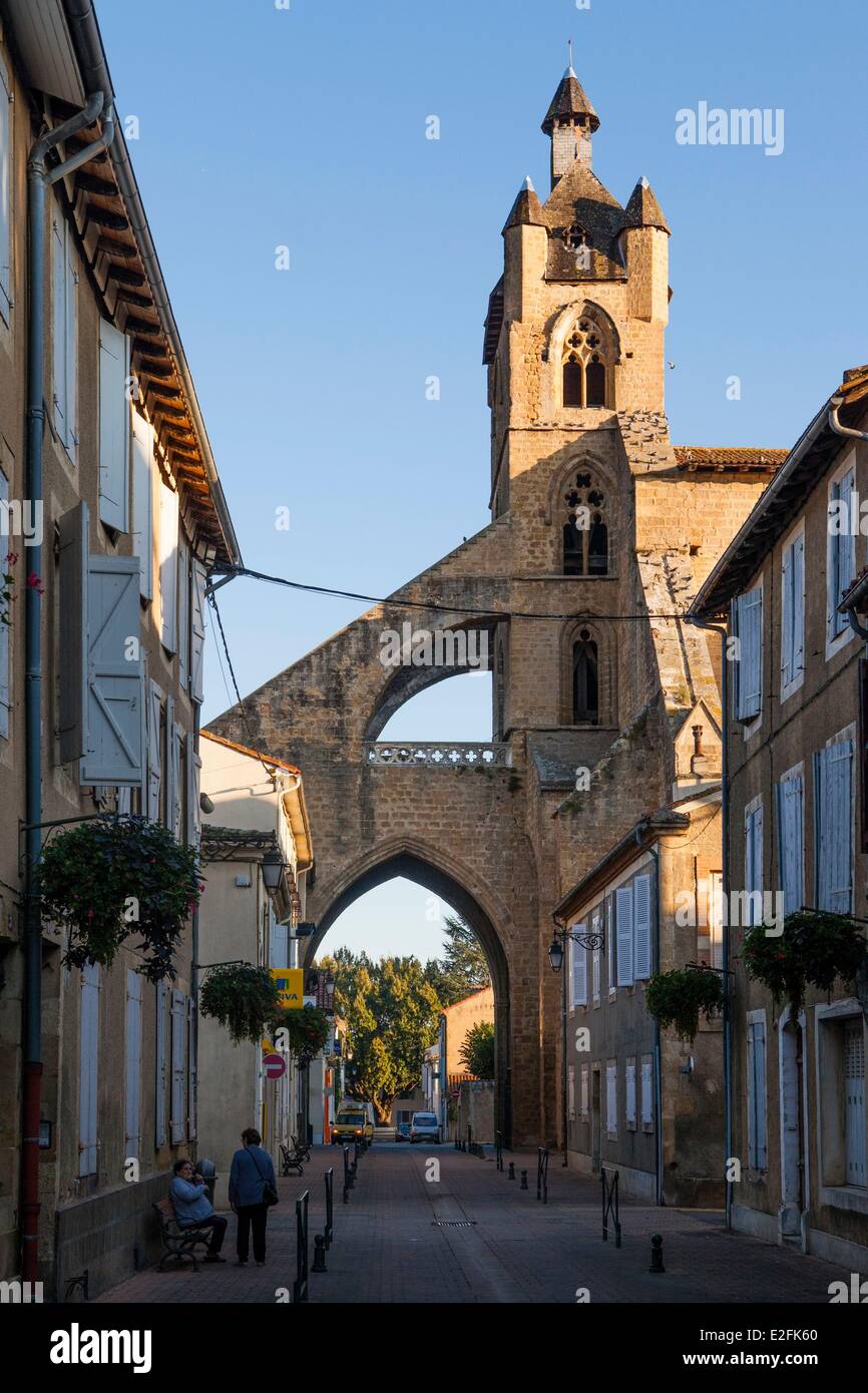 France, Gers, Mirande, Sainte Marie church, former cathedral of the ...
