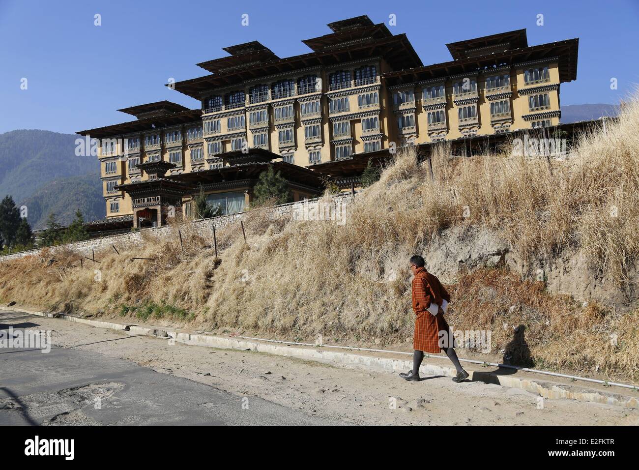 Bhutan Thimphu Hotel Taj Tashi Stock Photo - Alamy
