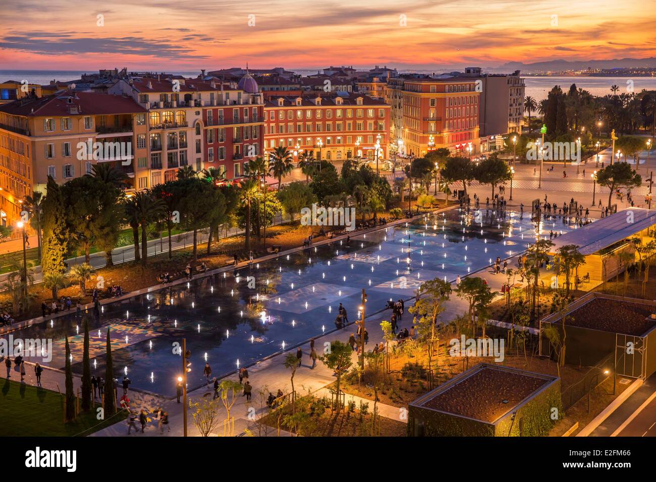 France Alpes Maritimes Nice the Promenade du Paillon the ornamental ...