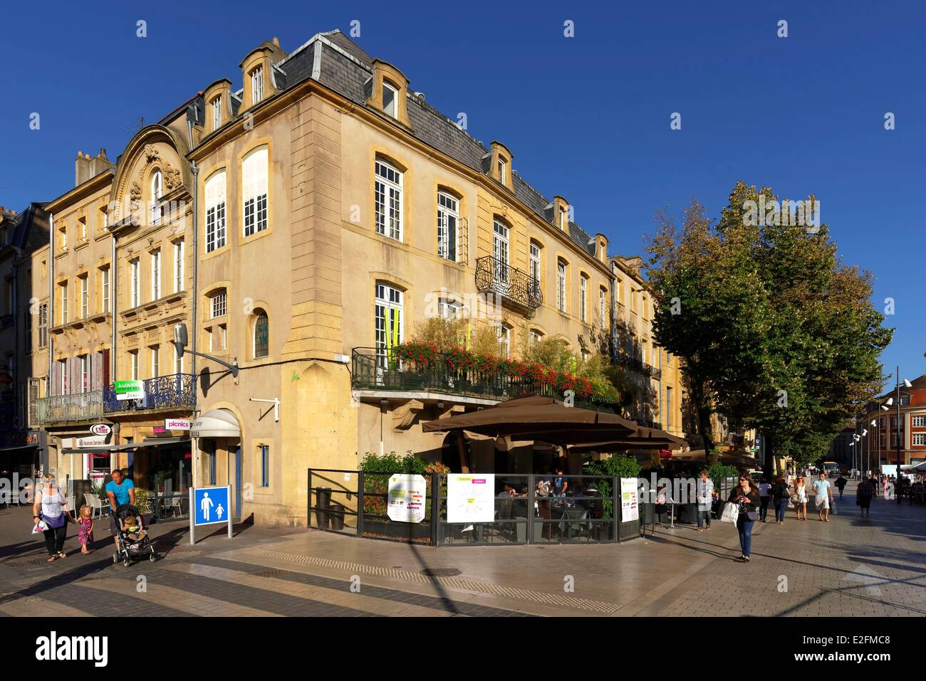 France Moselle Metz Republique square Stock Photo - Alamy