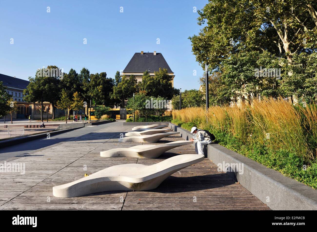 France Moselle Metz Republique square Stock Photo - Alamy