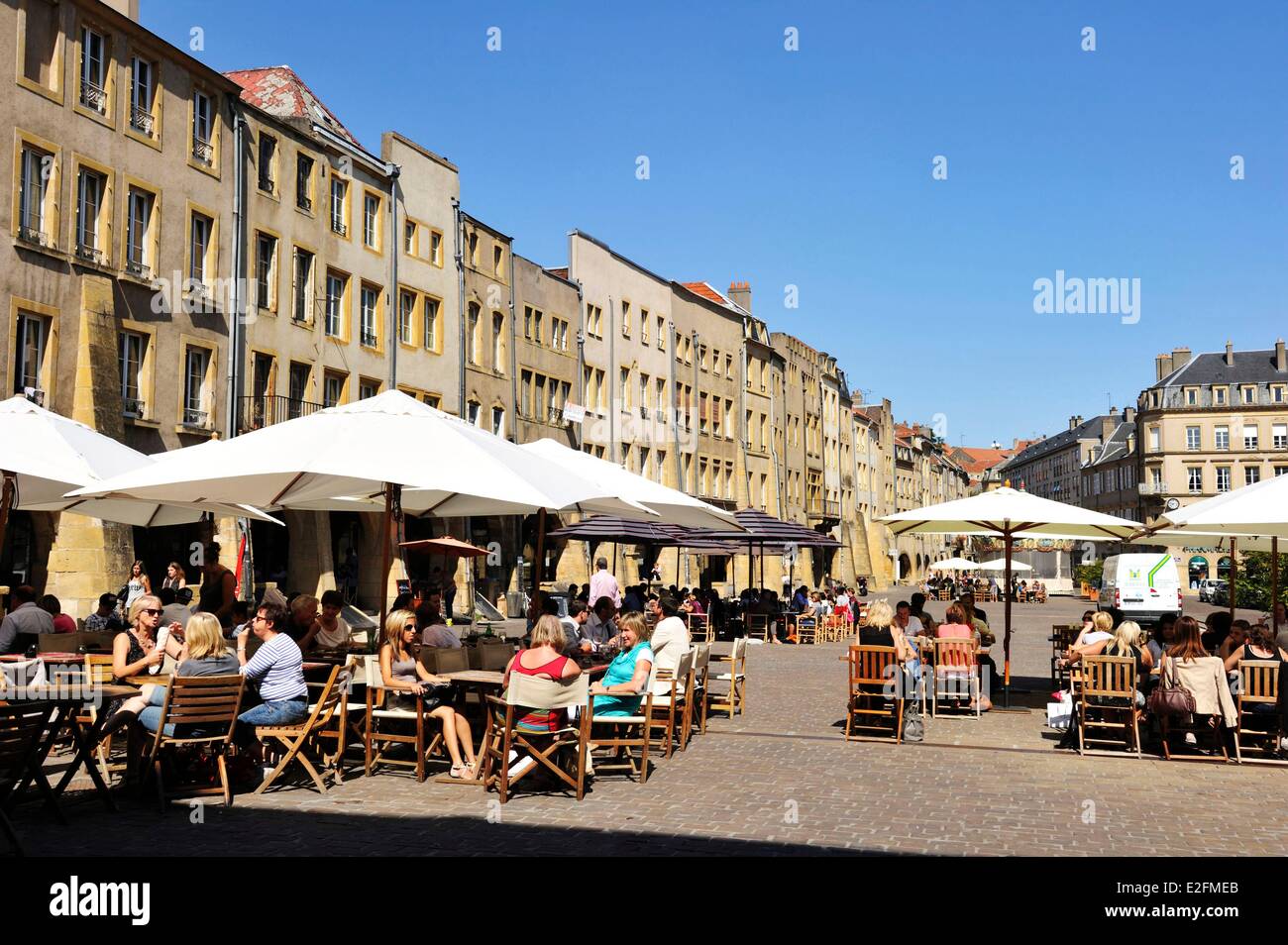 France Moselle Metz St Louis square Stock Photo - Alamy