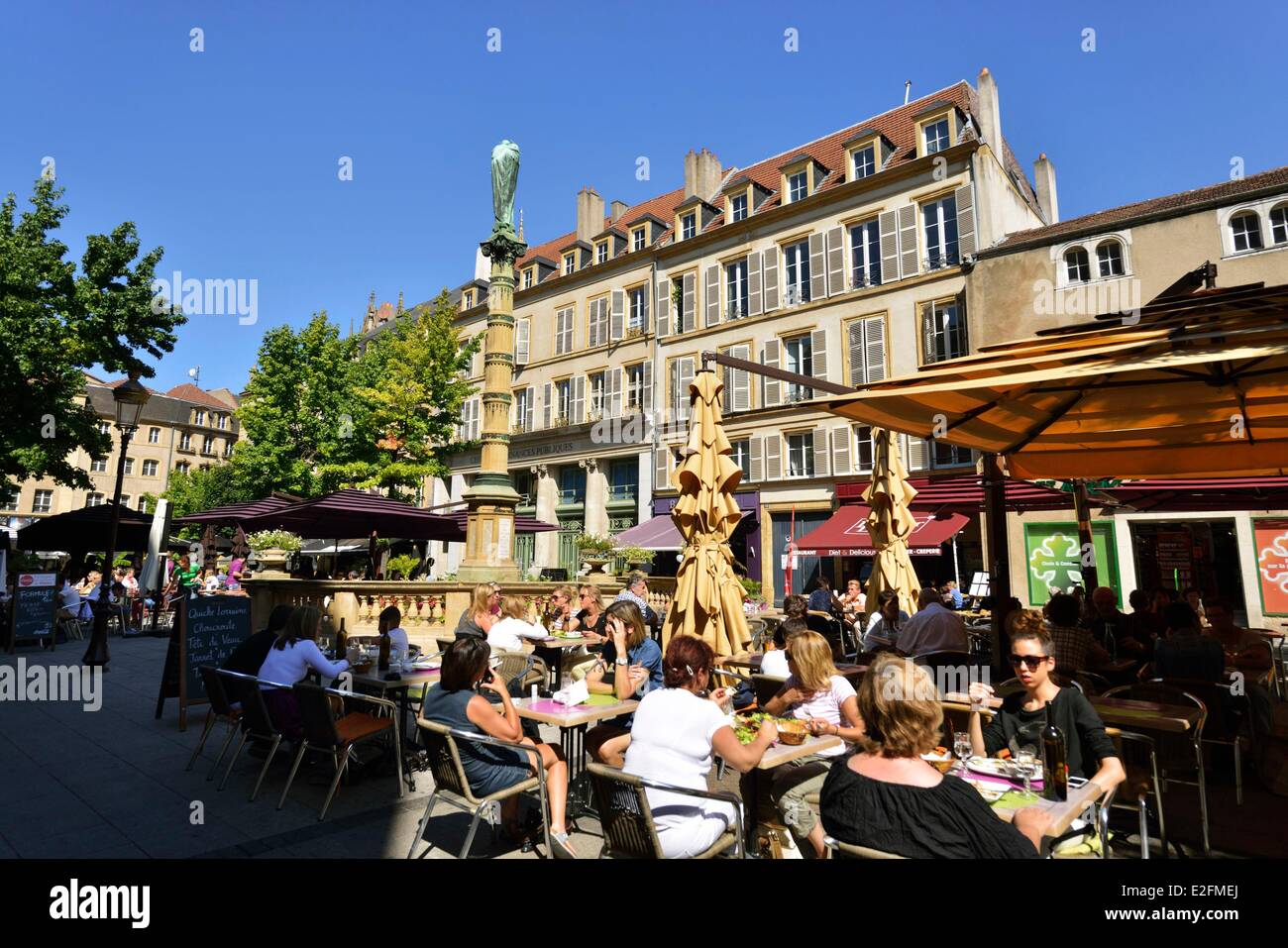 France Moselle Metz St Jacques square Stock Photo - Alamy
