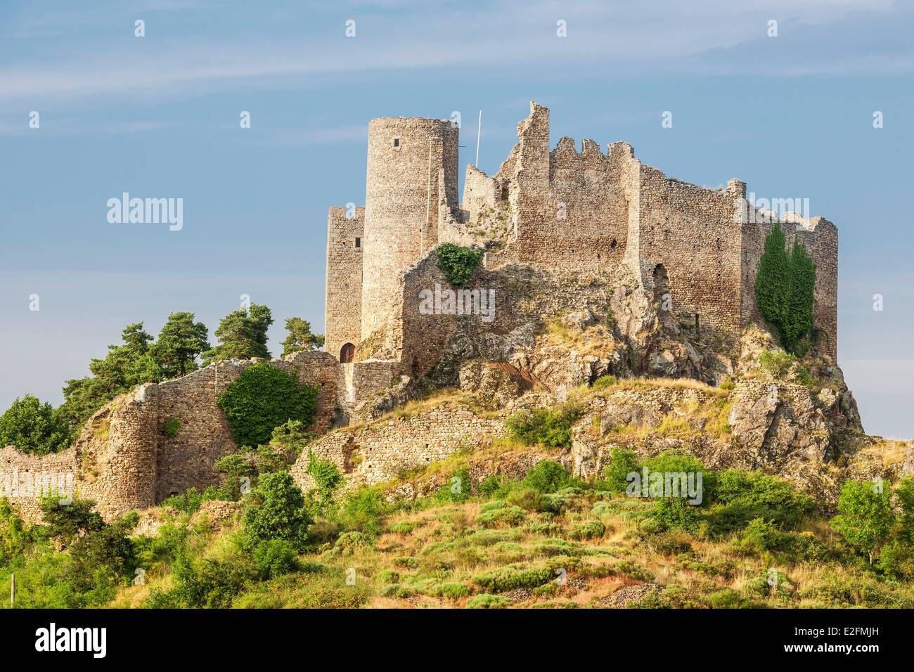 France Loire Sail sous Couzan village nestled at the foot of the Monts ...