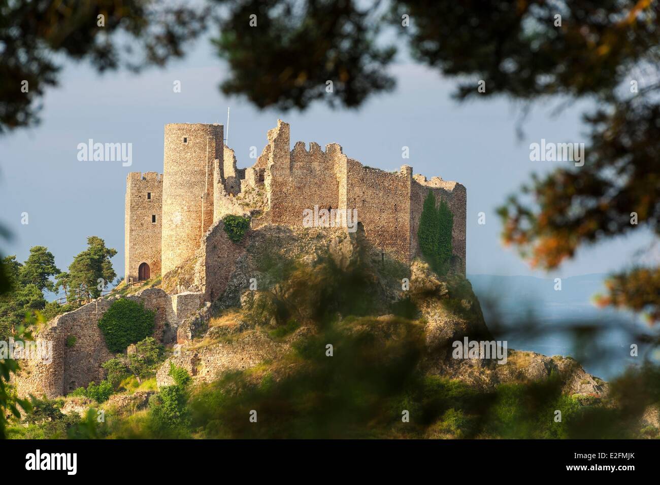 France Loire Sail sous Couzan village nestled at the foot of the Monts ...