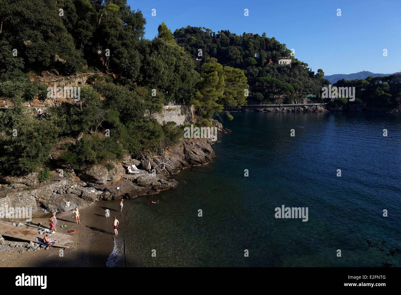 Portofino beach hi-res stock photography and images - Alamy