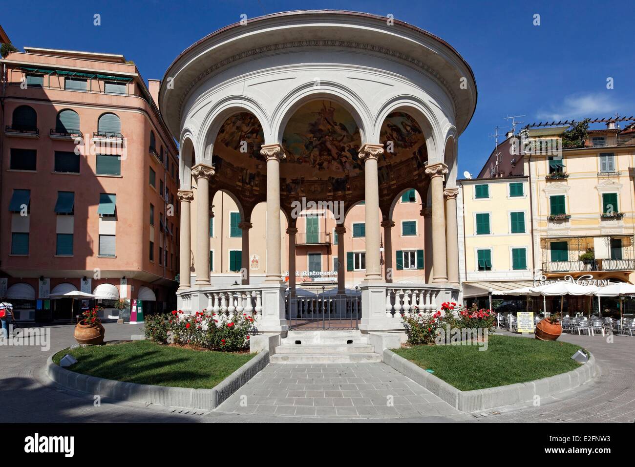 Italy Liguria Rapallo city center place Stock Photo - Alamy