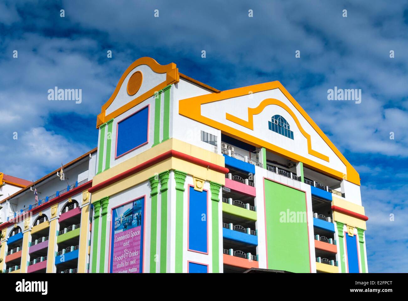 Malaysia Malaysian Borneo Sarawak State Kuching Modern building Stock ...