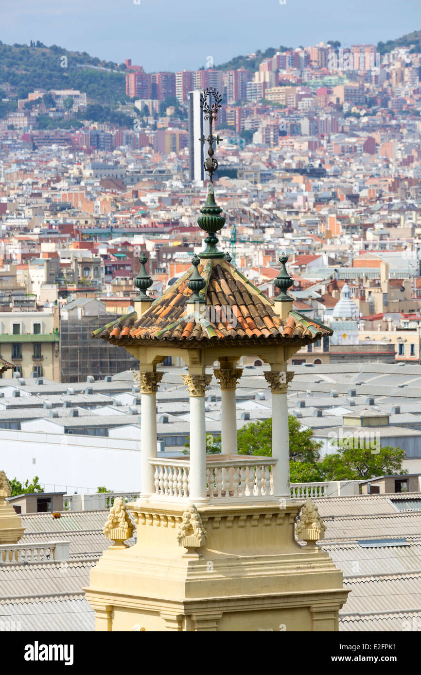 Aerial View over Barcelona, Spain Stock Photo - Alamy