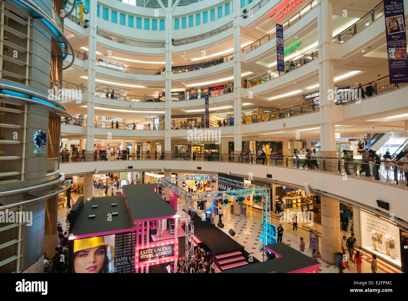 Malaysia Kuala Lumpur Suria KLCC (Kuala Lumpur City Center) Mall Stock ...