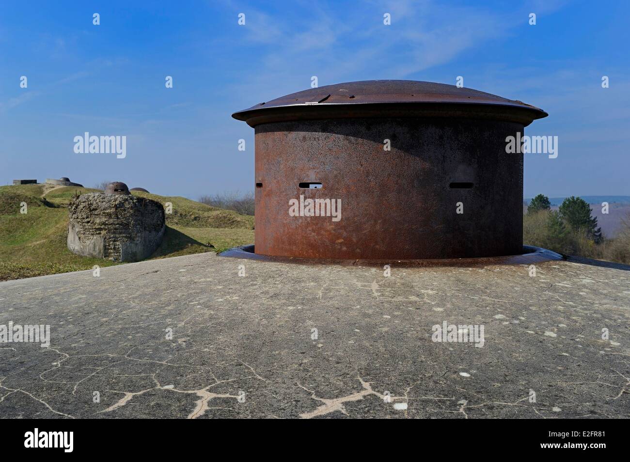 France Meuse Douaumont Douaumont Fort centerpiece of the defense around ...