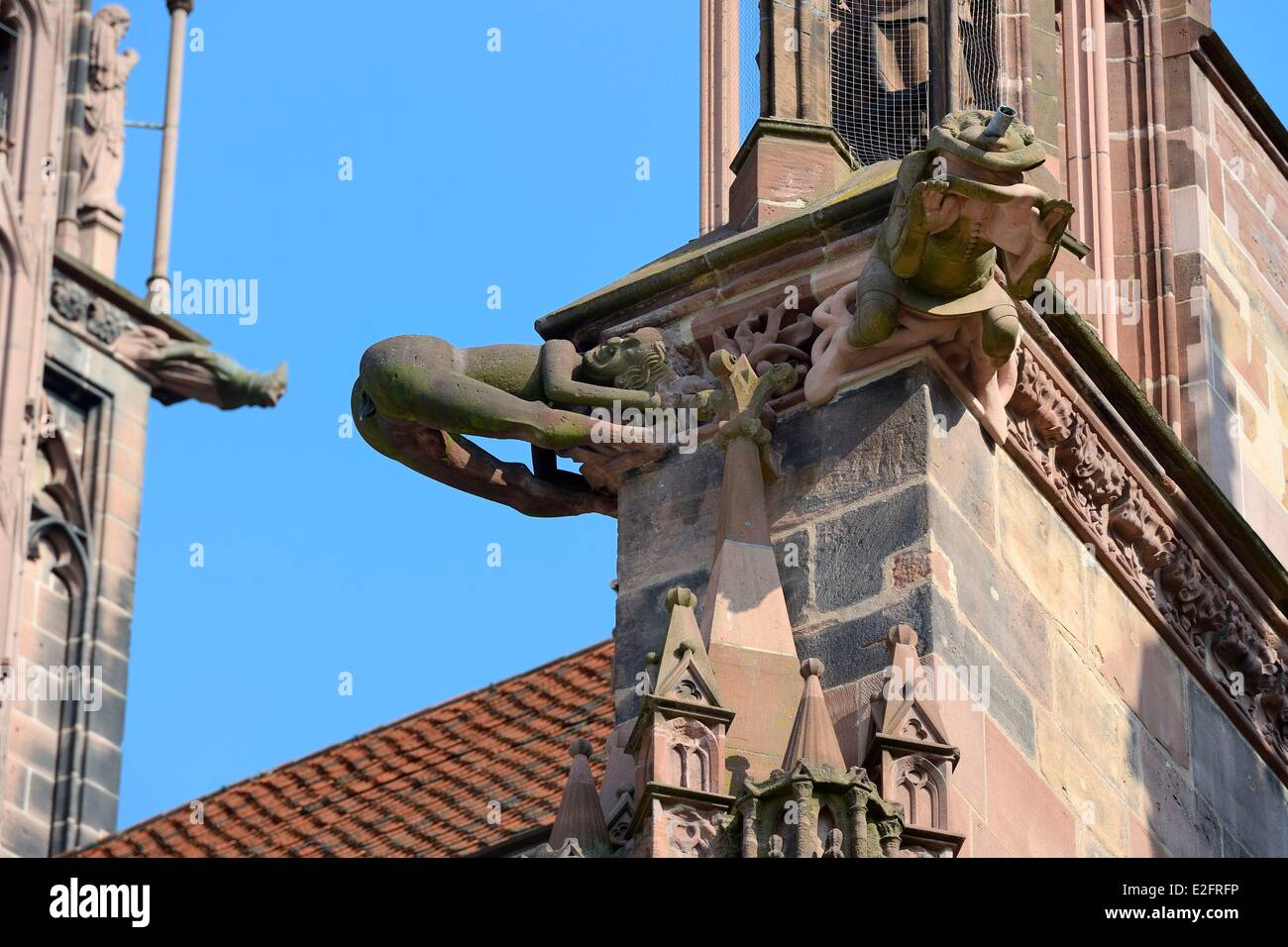Freiburg cathedral gargoyle hi-res stock photography and images - Alamy