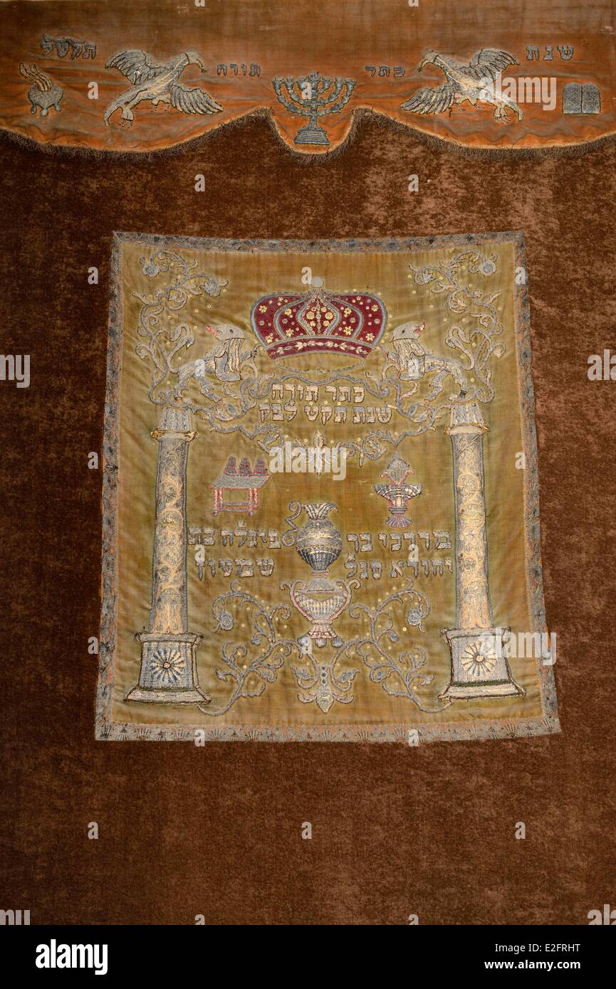 France Bas Rhin Saverne the Rohan castle parokhet (curtain closing the ...