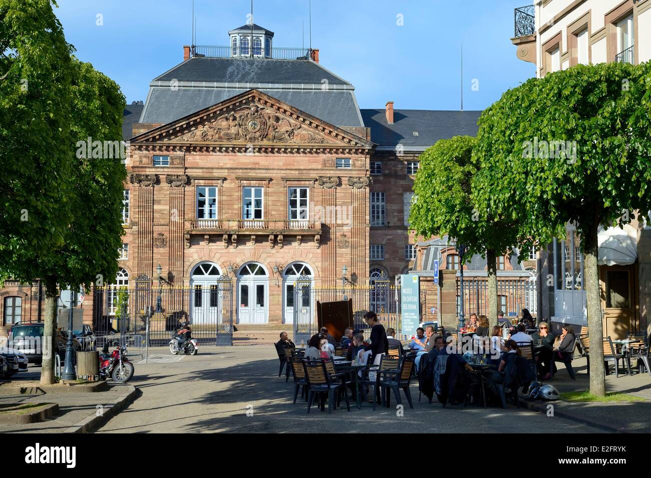 France Bas Rhin Saverne the Rohan castle Stock Photo - Alamy