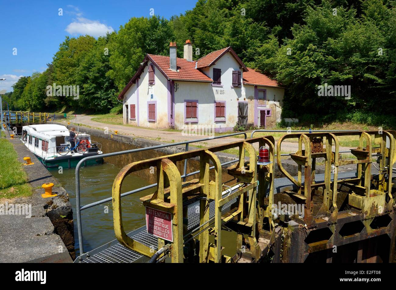 France Bas Rhin Saverne area Marne-Rhine Canal (Canal de la Marne au ...