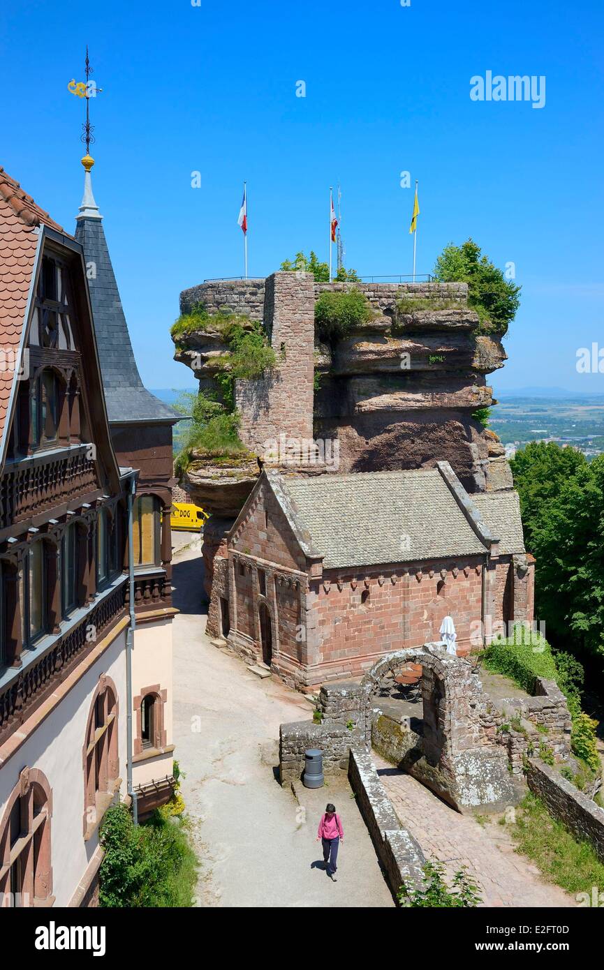 France Bas Rhin Saverne Haut Barr castle dated 11th to 14th century ...