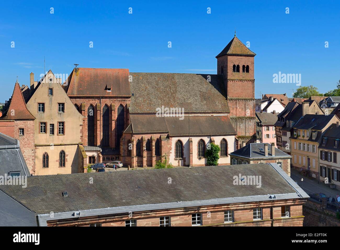 France Bas Rhin Saverne old episcopal castle of the 17th century today ...