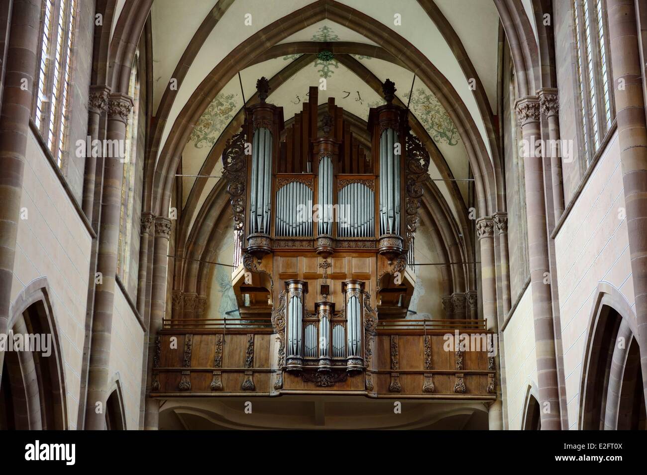 France Bas Rhin Marmoutier Roman abbey church dated 6th century organs ...