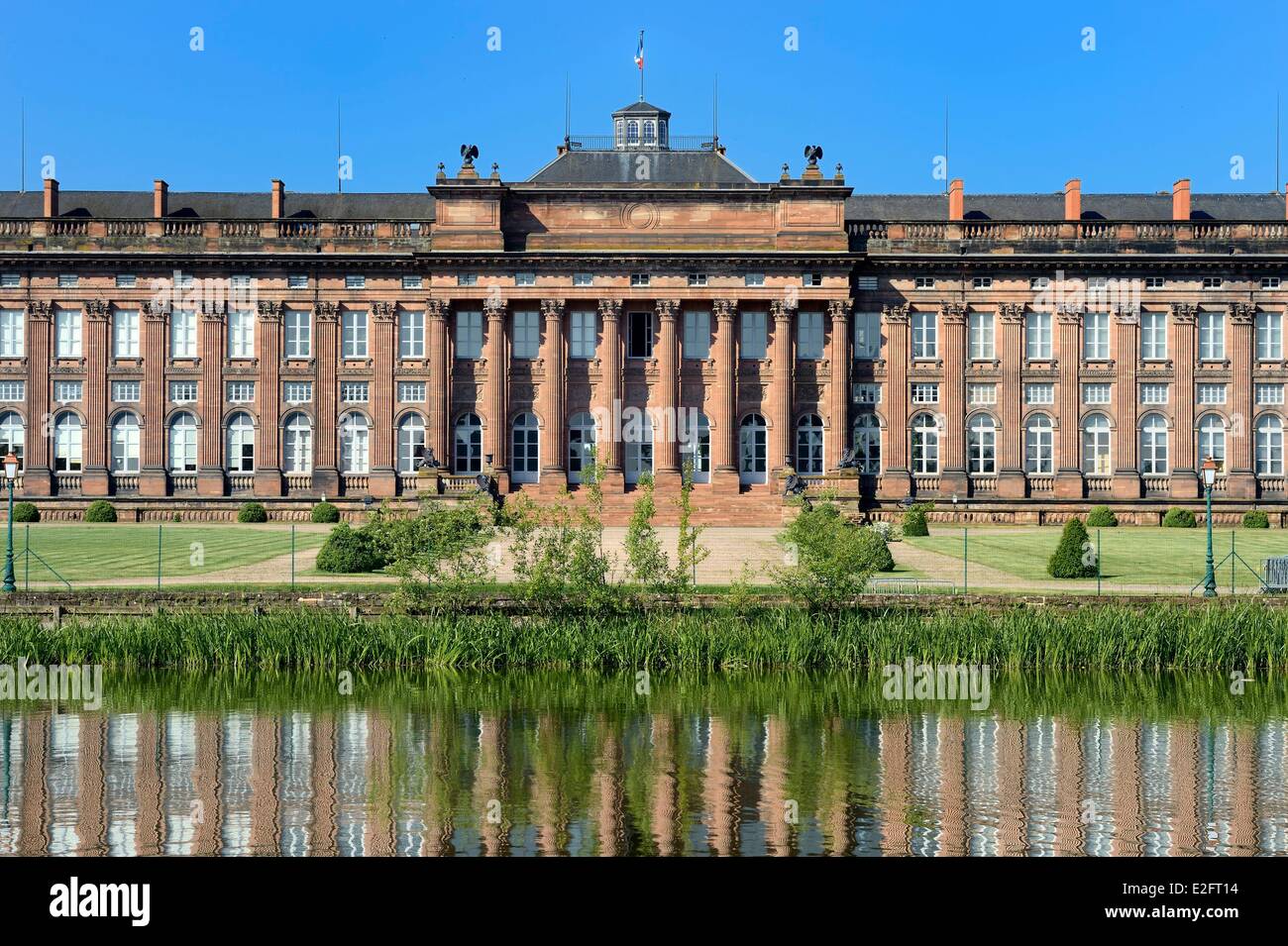 France Bas Rhin Saverne the Rohan castle and the channel from the Marne ...