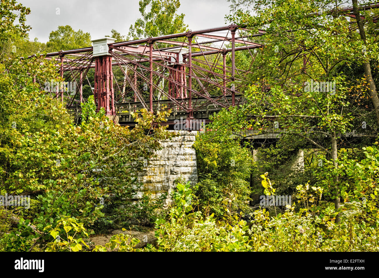Bollman Iron Truss Railroad Bridge, Historic Savage Mill, 8600 Foundry ...