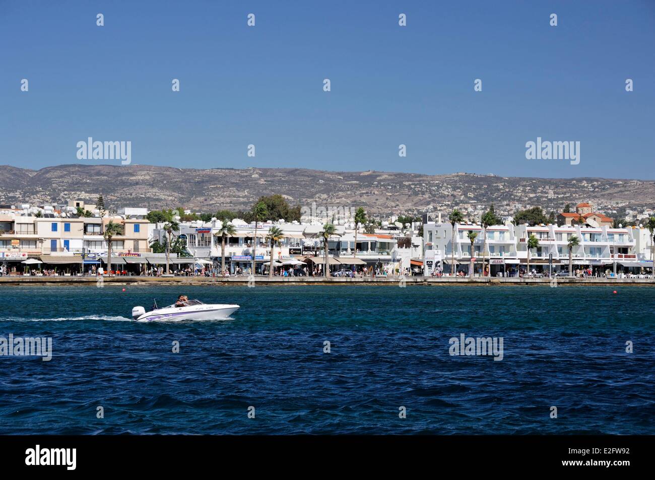 Paphos seafront promenade hi-res stock photography and images - Alamy