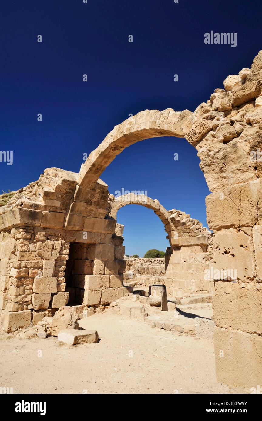 Cyprus Paphos District Paphos Paphos Archaeological Site Fort Saranda ...