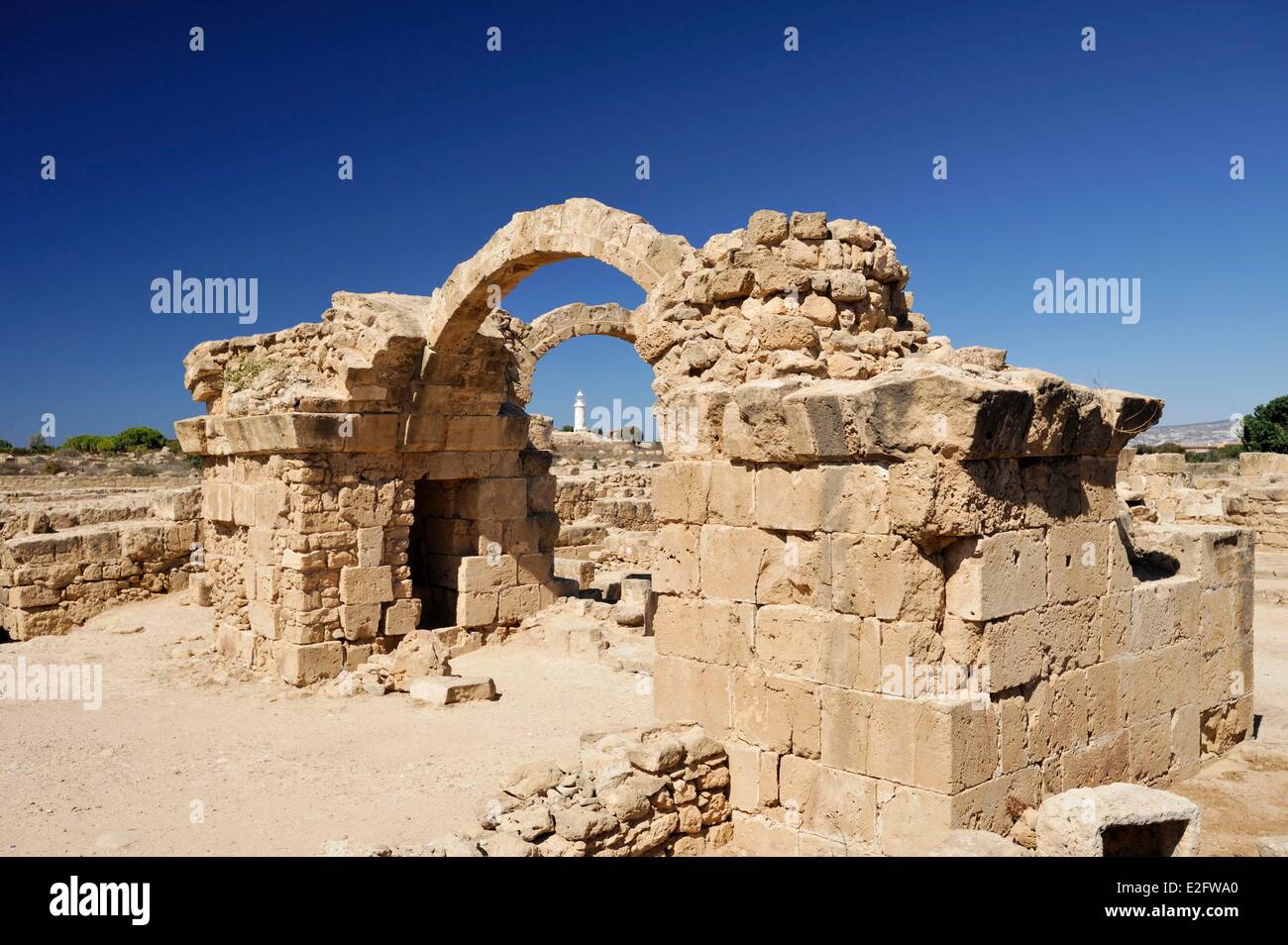 Cyprus Paphos District Paphos Paphos Archaeological Site Fort Saranda ...