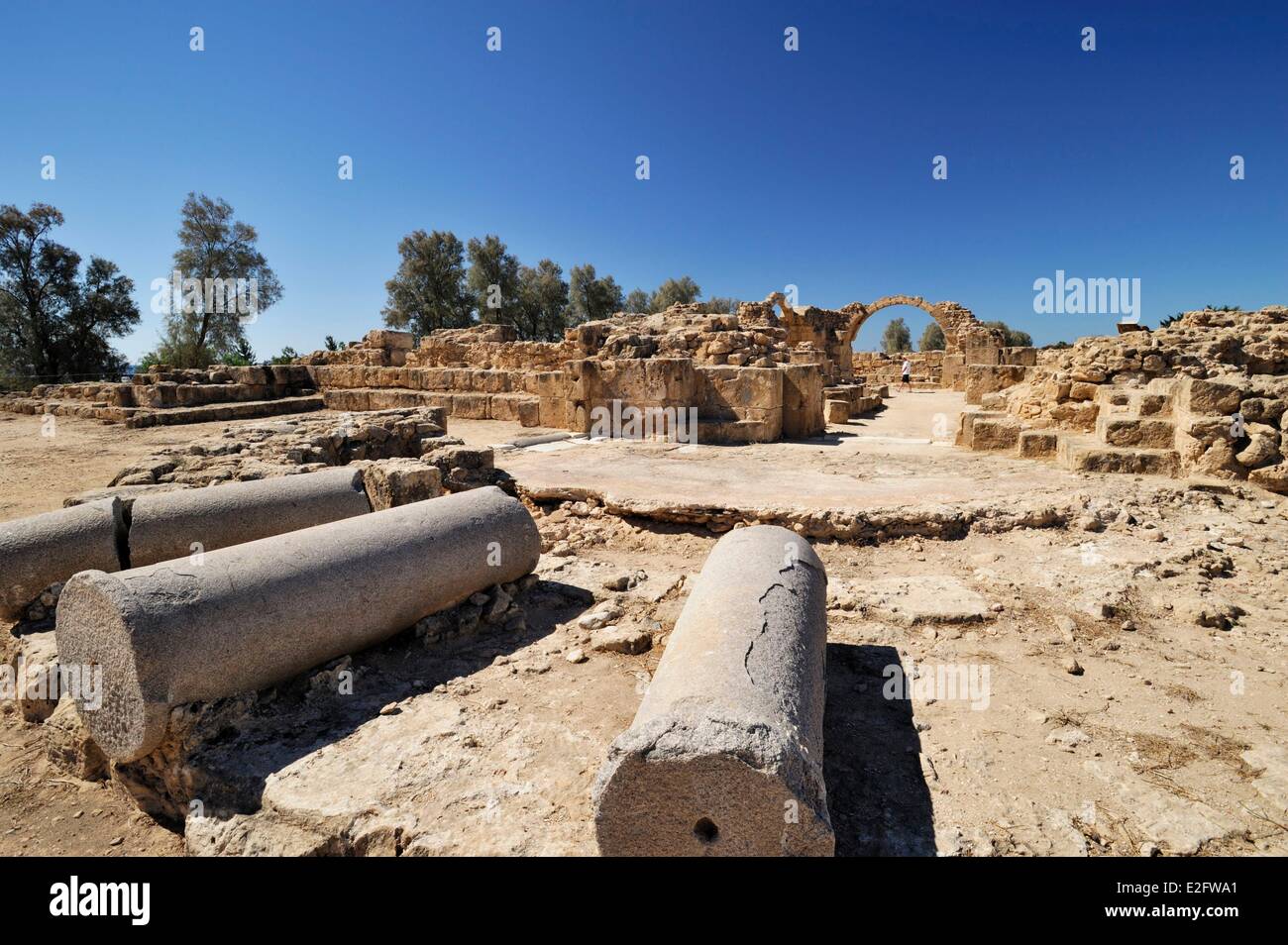 Cyprus Paphos District Paphos Paphos Archaeological Site Fort Saranda ...