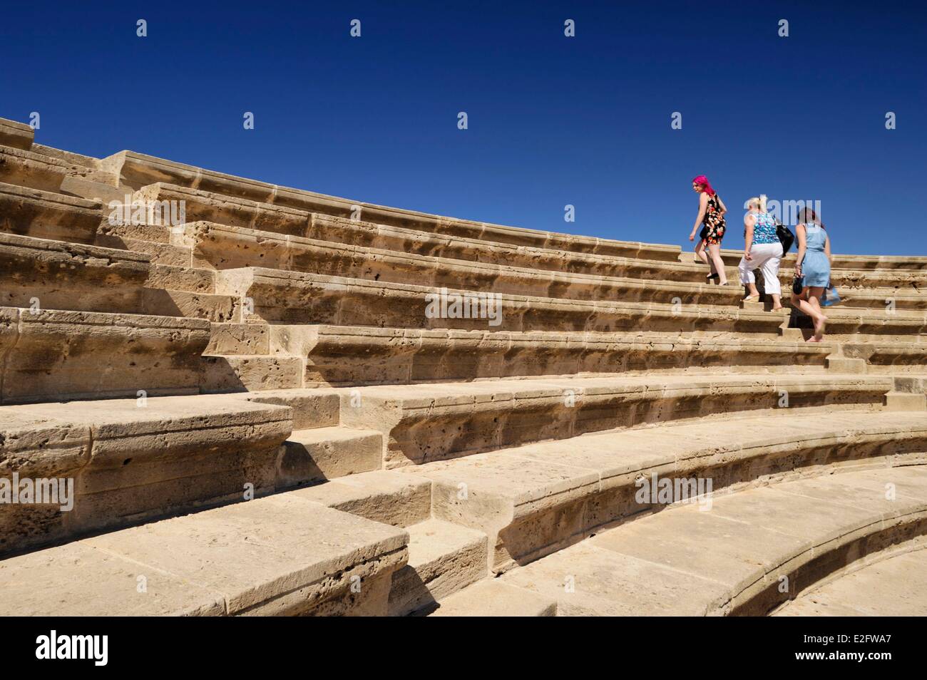 Cyprus Paphos District Paphos Paphos Archaeological Site Roman Odeon ...