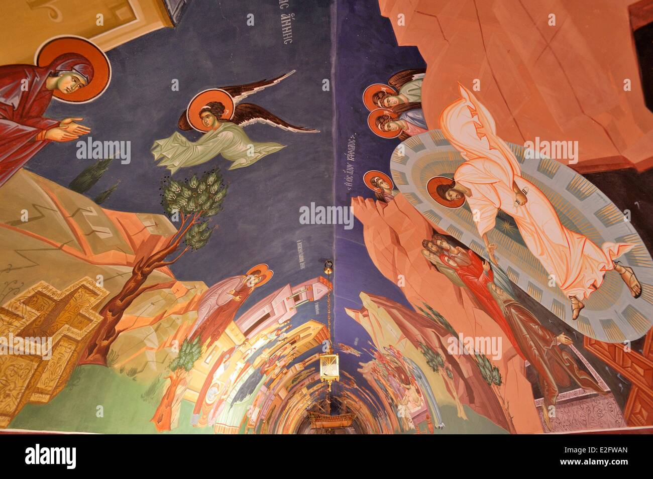 Ceiling fresco cyprus hi-res stock photography and images - Alamy