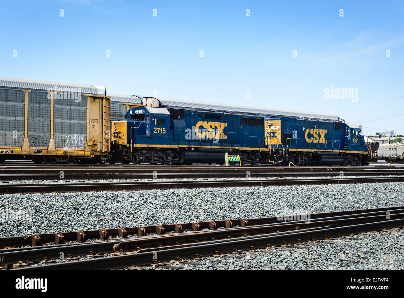 Csx railroad yard hi-res stock photography and images - Alamy