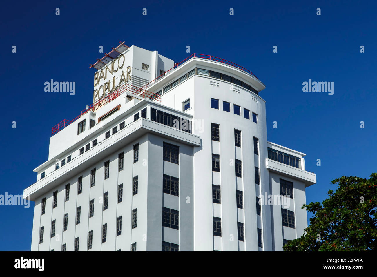 Banco Popular Building, Old San Juan, Puerto Rico Stock Photo - Alamy