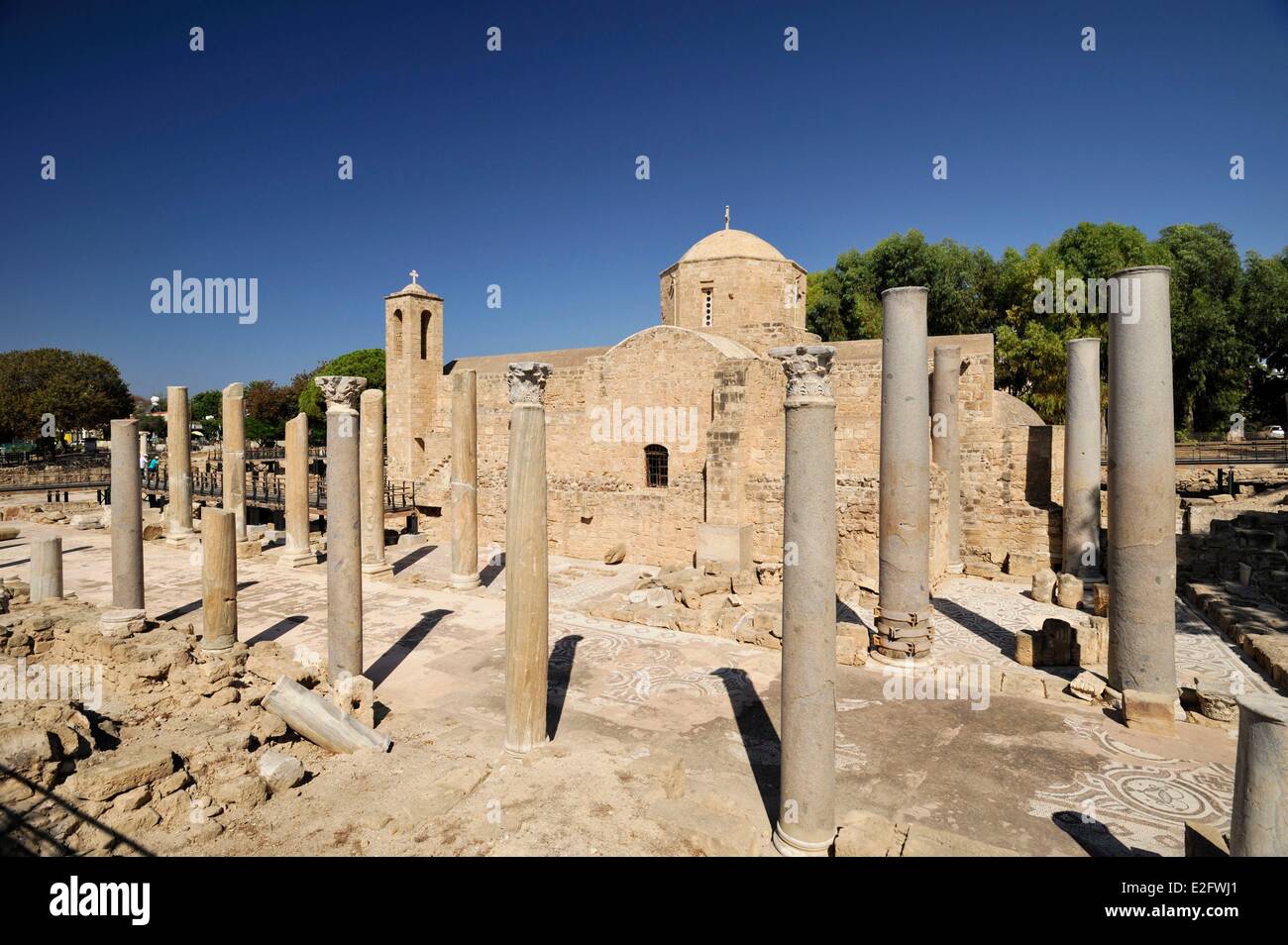 Cyprus Paphos District Paphos medieval church Panagia Chrysopolitissa ...