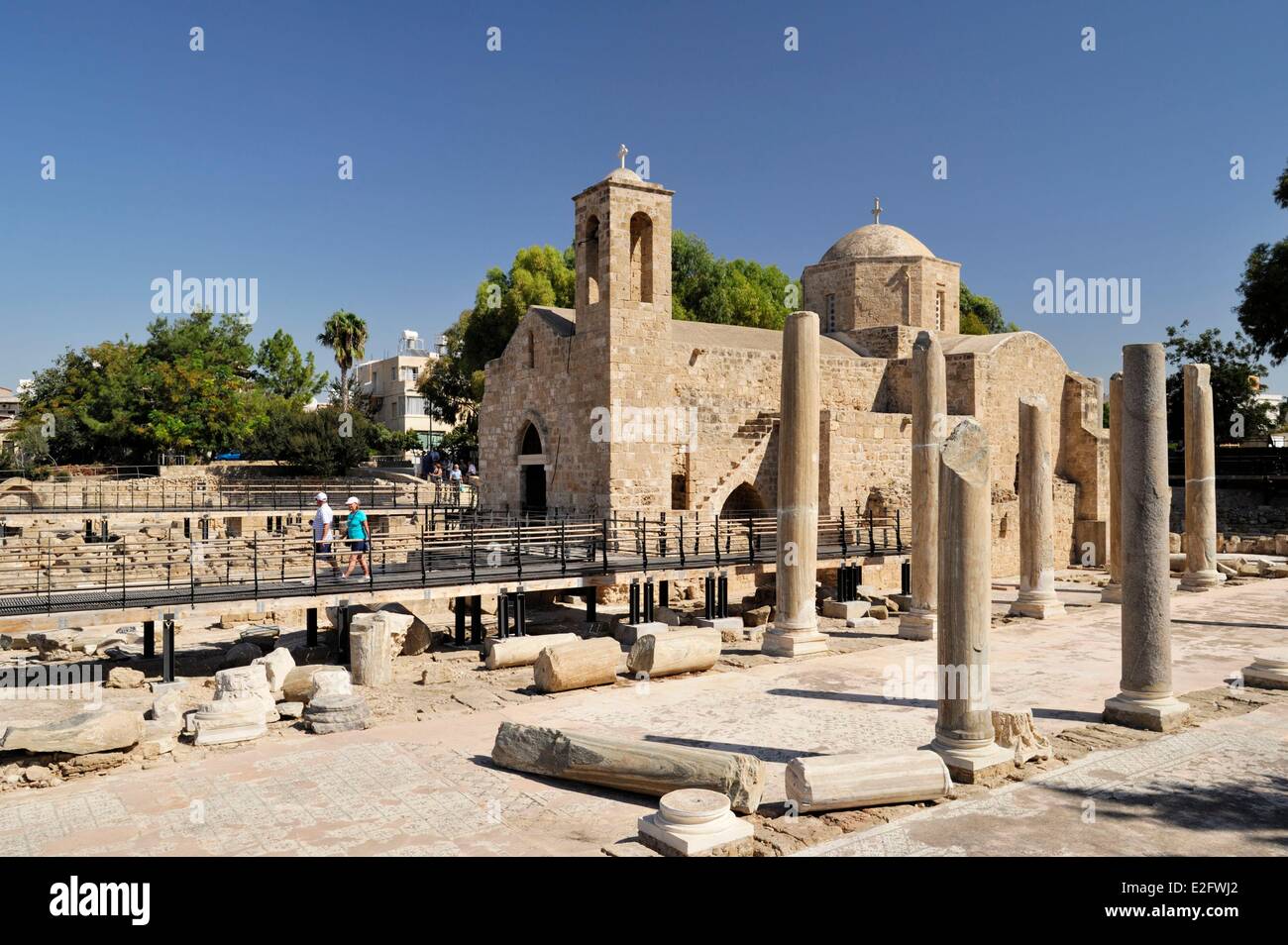 Cyprus Paphos District Paphos medieval church Panagia Chrysopolitissa ...