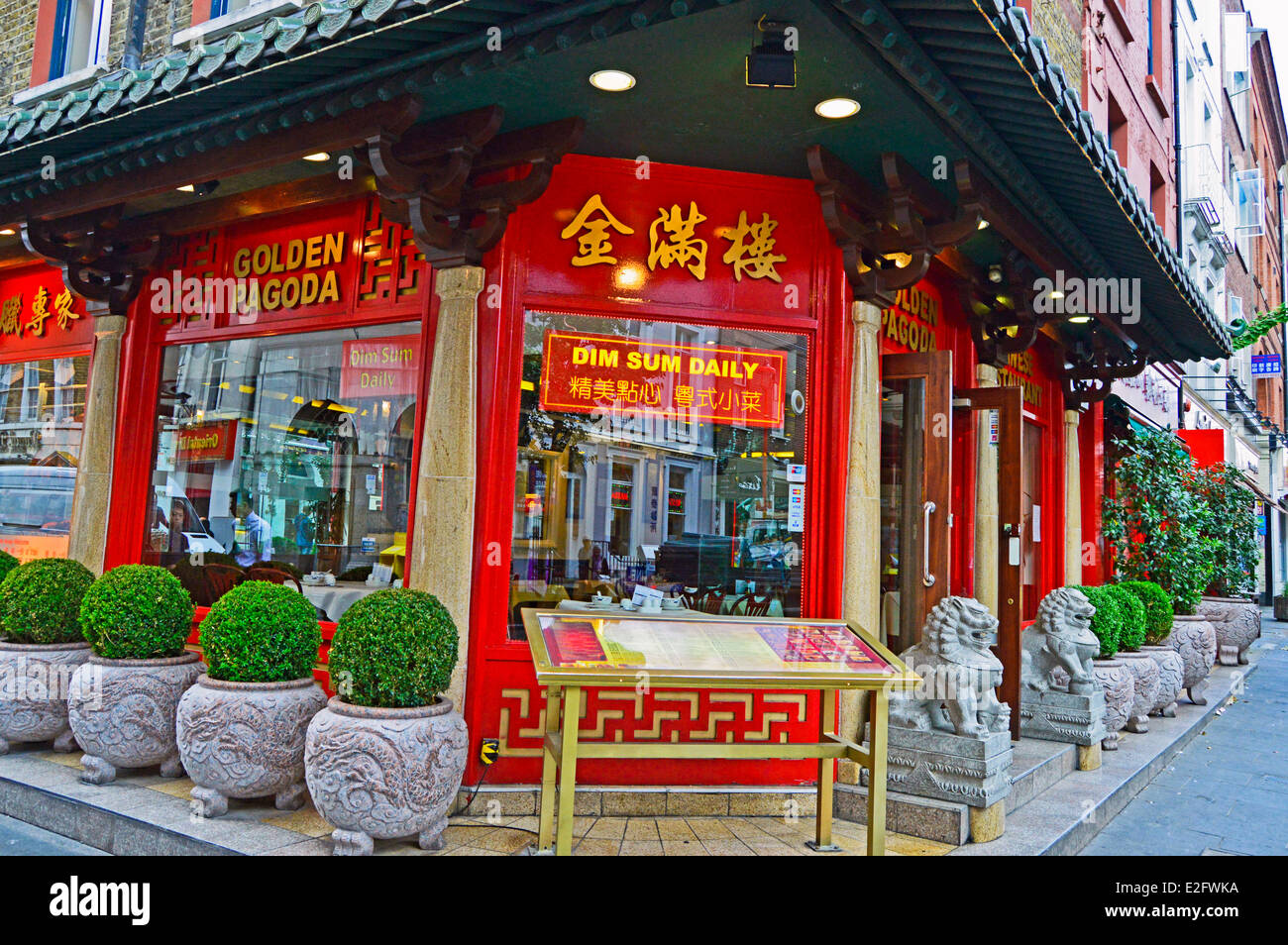 Golden Pagoda restaurant, Chinatown, West End, City of Westminster ...