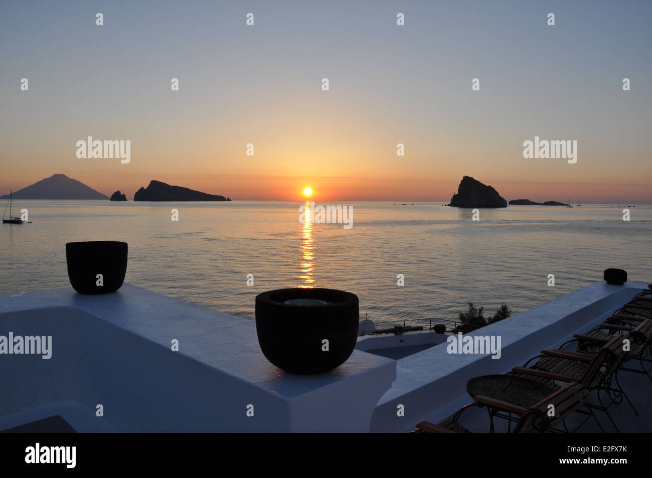 Aeolian islands hotel raya hi-res stock photography and images - Alamy