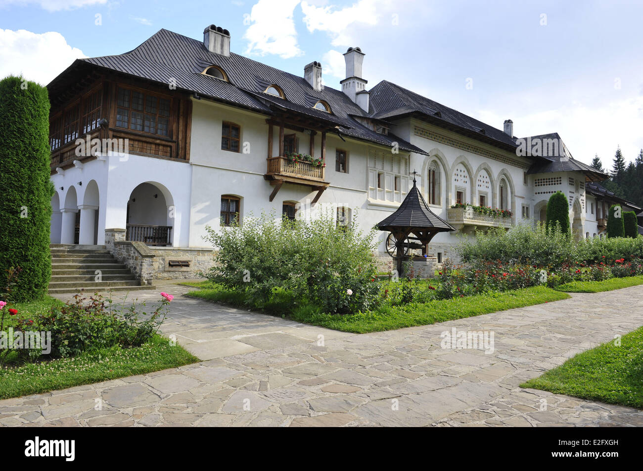Romania Moldavia Bukovina region monastery of Putna 15th century ...