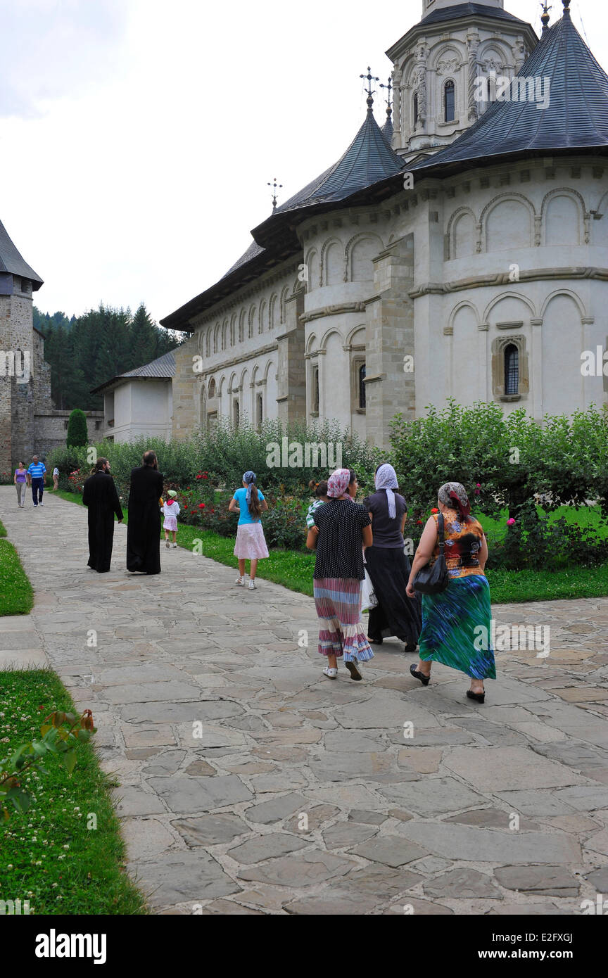 Romania Moldavia Bukovina region monastery of Putna 15th century church ...