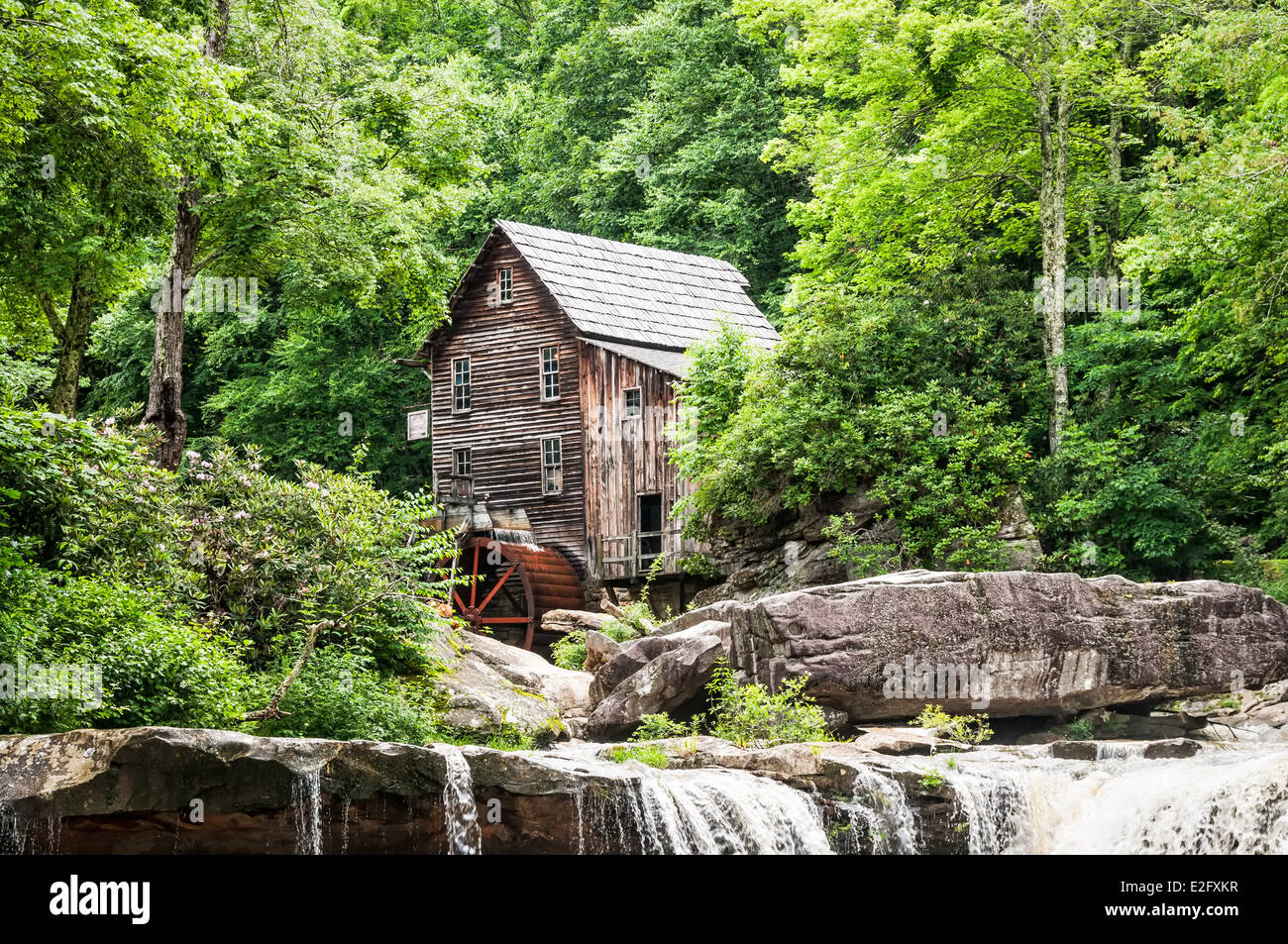 Glade Creek Grist Mill, Babcock State Park, Clifftop, West Virginia ...
