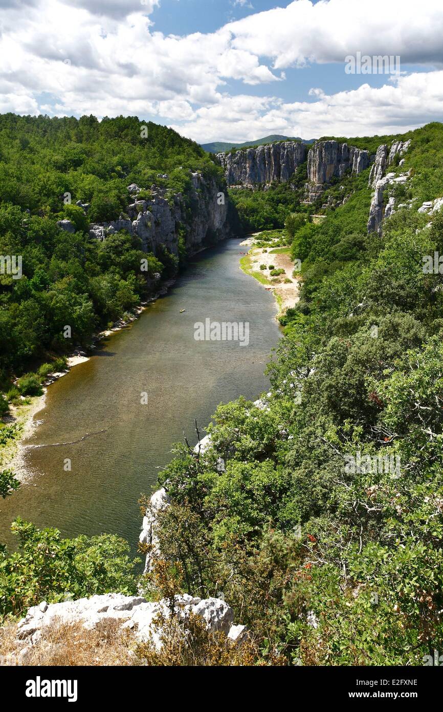 France Ardeche Chandolas the Chassezac river Stock Photo - Alamy