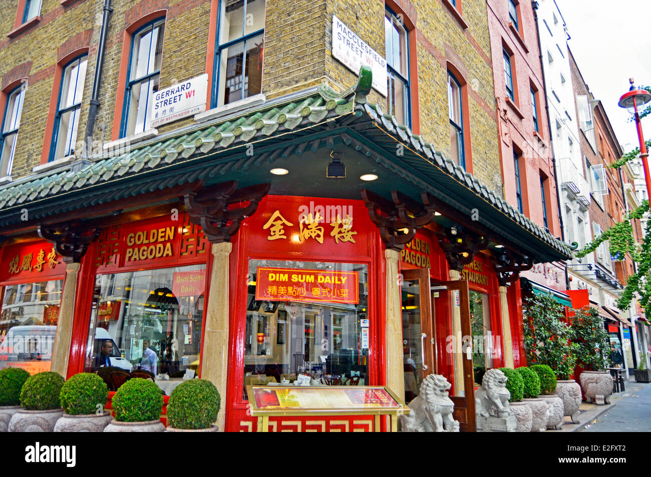 Golden Pagoda restaurant, Chinatown, West End, City of Westminster ...