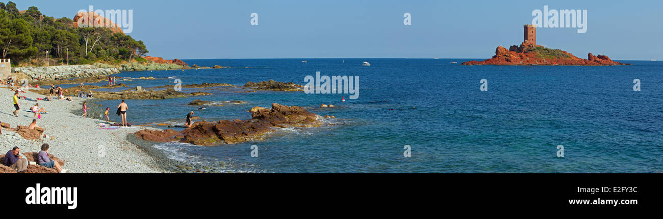 France Var Saint Raphael gold island cornice of Esterel gold cornice ...