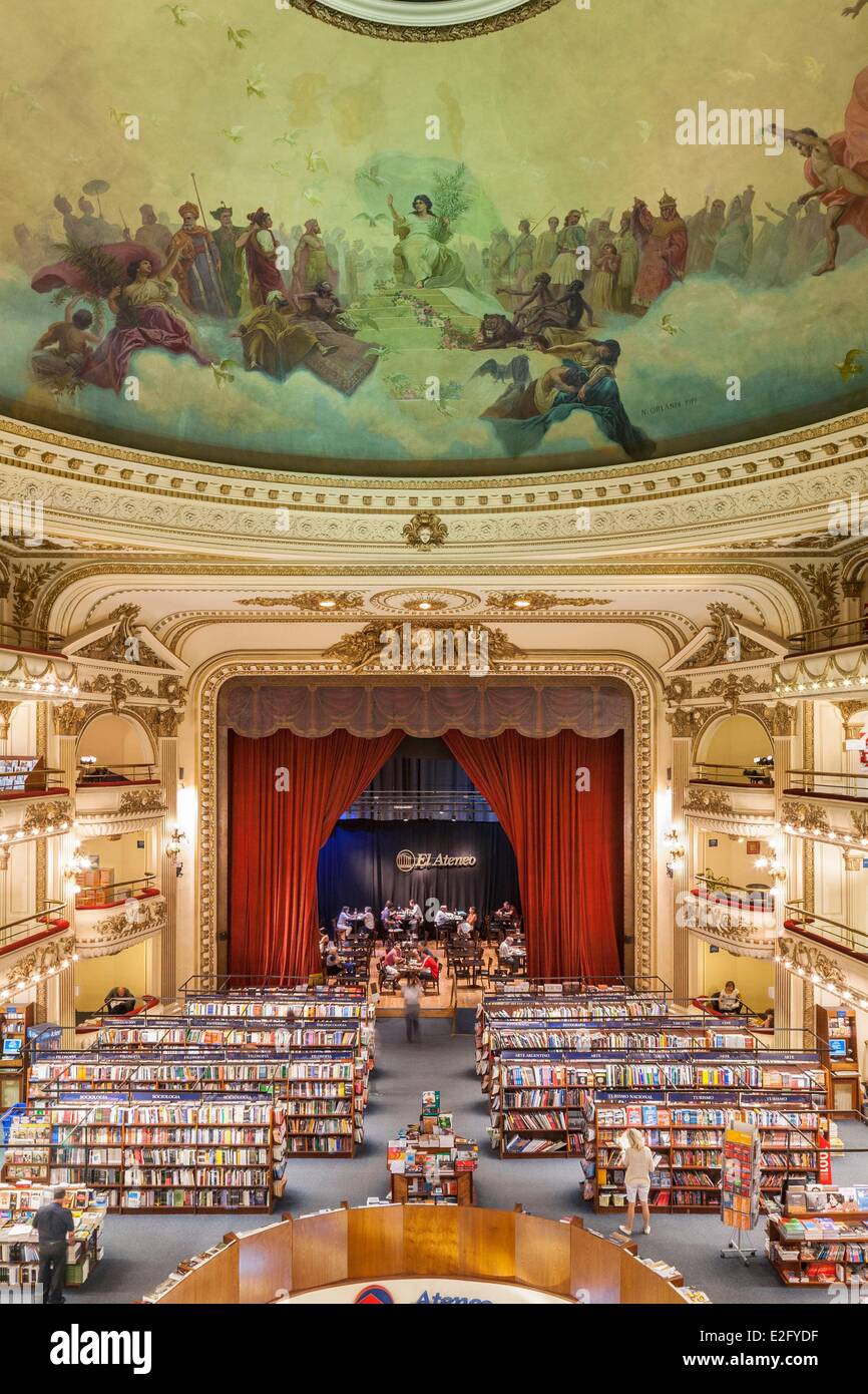 Argentina Buenos Aires El Ateneo former Grand Splendid theater designed ...