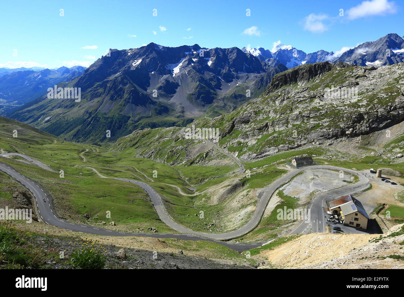 Road to col du galibier hi-res stock photography and images - Alamy