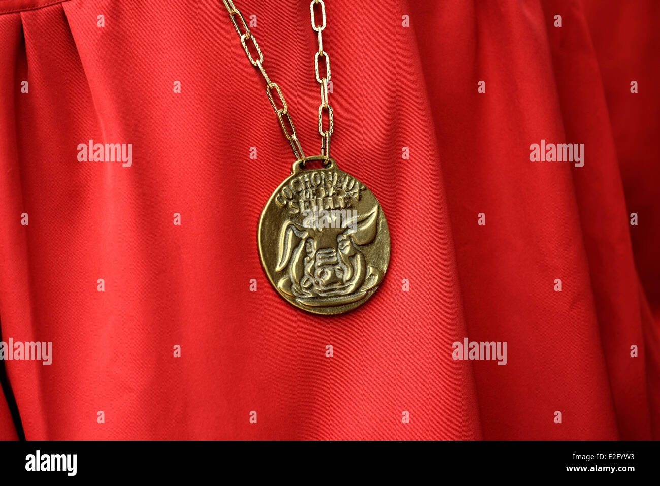 France Moselle Pommerieux Confrerie des Cochonneux de la Seille costume ...