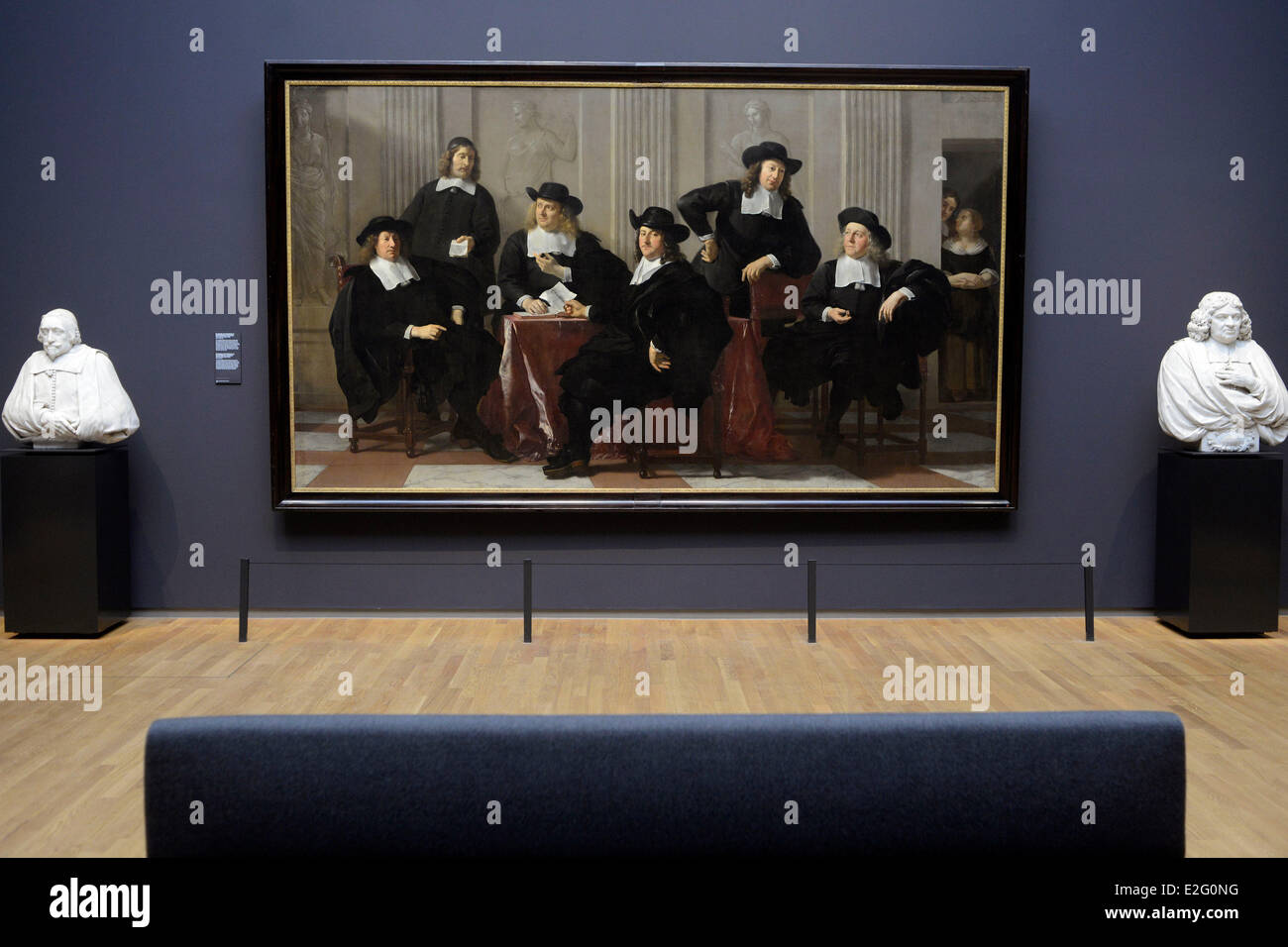 Netherlands Amsterdam the Rijskmuseum Rembrandt's painting the Syndics ...