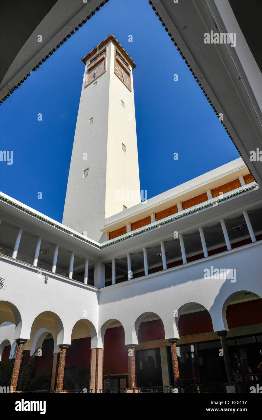 Morocco Casablanca Place Mohammed V Wilaya prefecture the building of ...