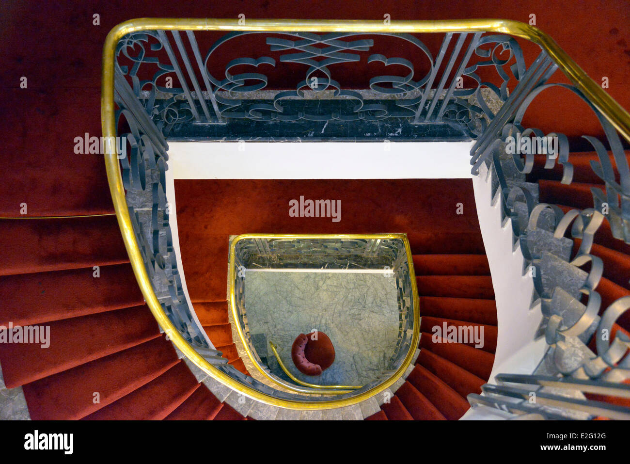 Morocco Casablanca Hotel The Doge the spiral staircase in steps covered ...