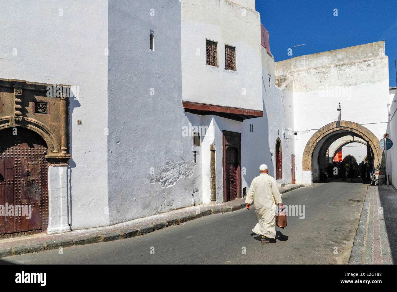 Morocco Casablanca district of Habous built by the architects Auguste ...