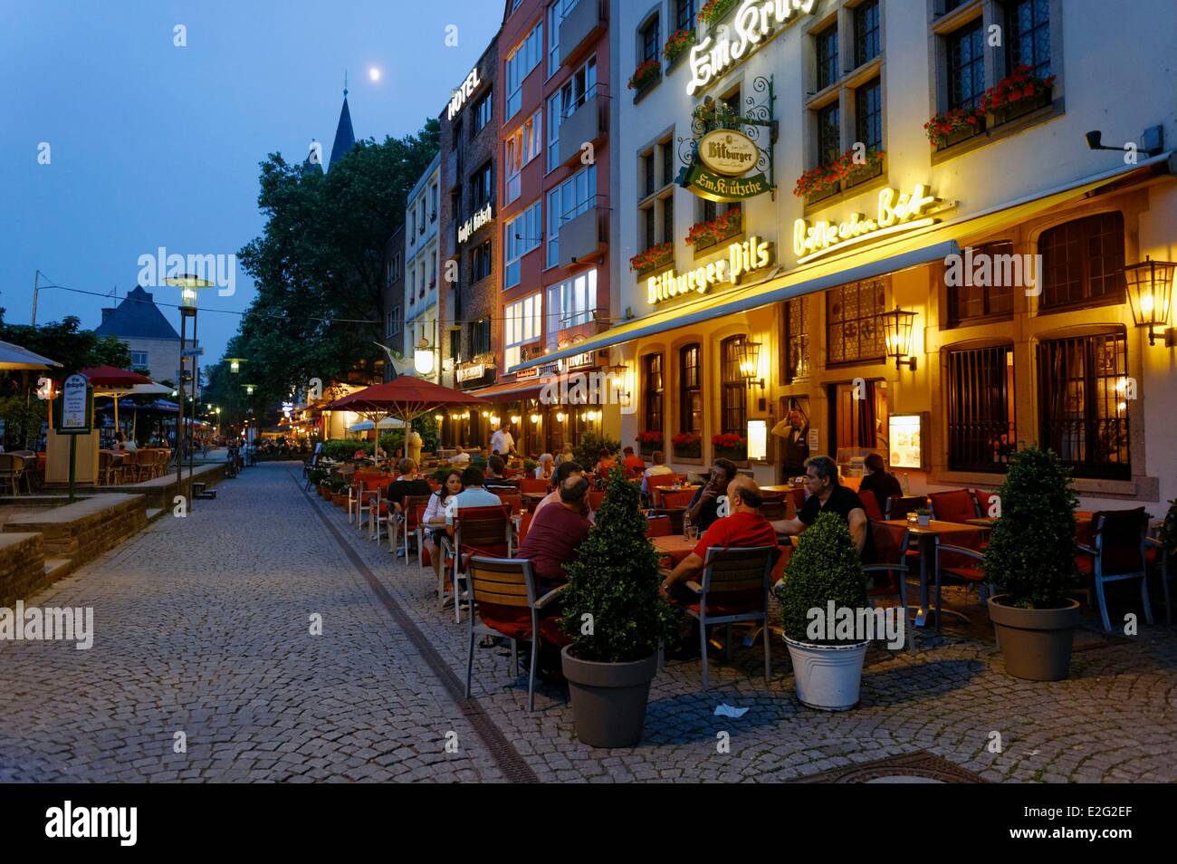 Germany North Rhine Westphalia Cologne the old town Fischmarkt Stock ...